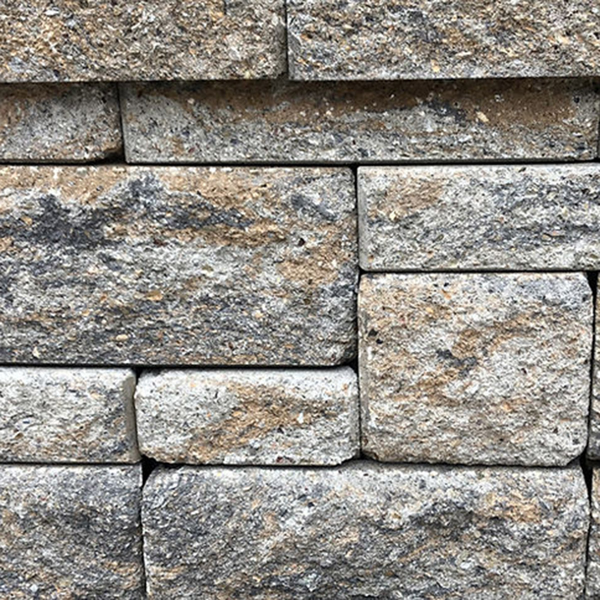 Calstone Allan Block Capstone Gray/Charcoal/Tan 12 in. x 4 in. x 18 in ...