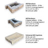 Calstone Allan Block Universal Capstone Tan 12 in. x 4 in. x 18 in. (50 ...
