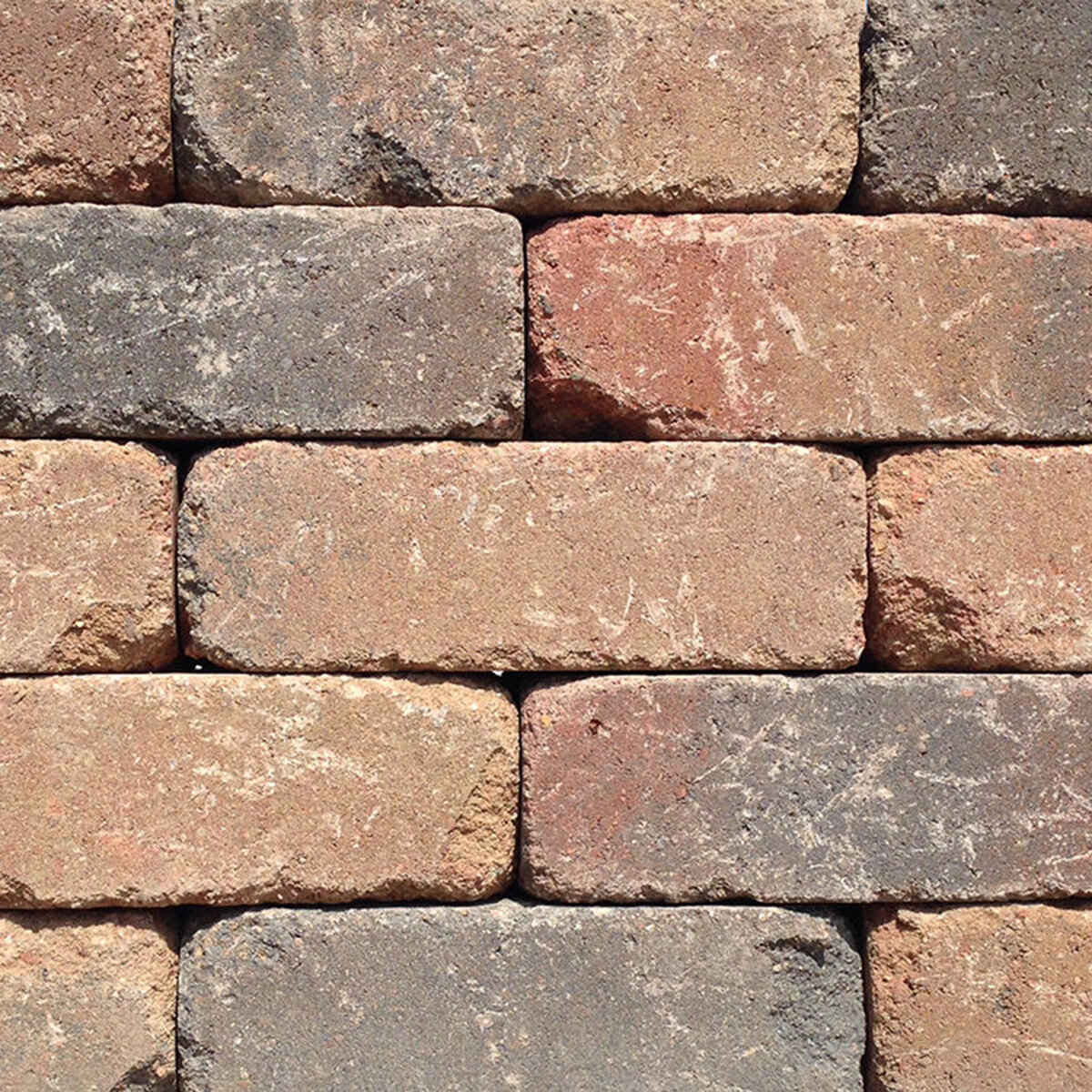 Calstone Roman Stone Tan/Red/Charcoal 8 in. x 12 in. x 4 in. (96 pc ...