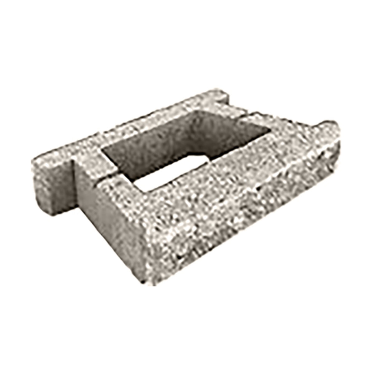 Calstone Allan Block Lite Stone Brown/Beige/Charcoal 12 in. x 4 in. x ...