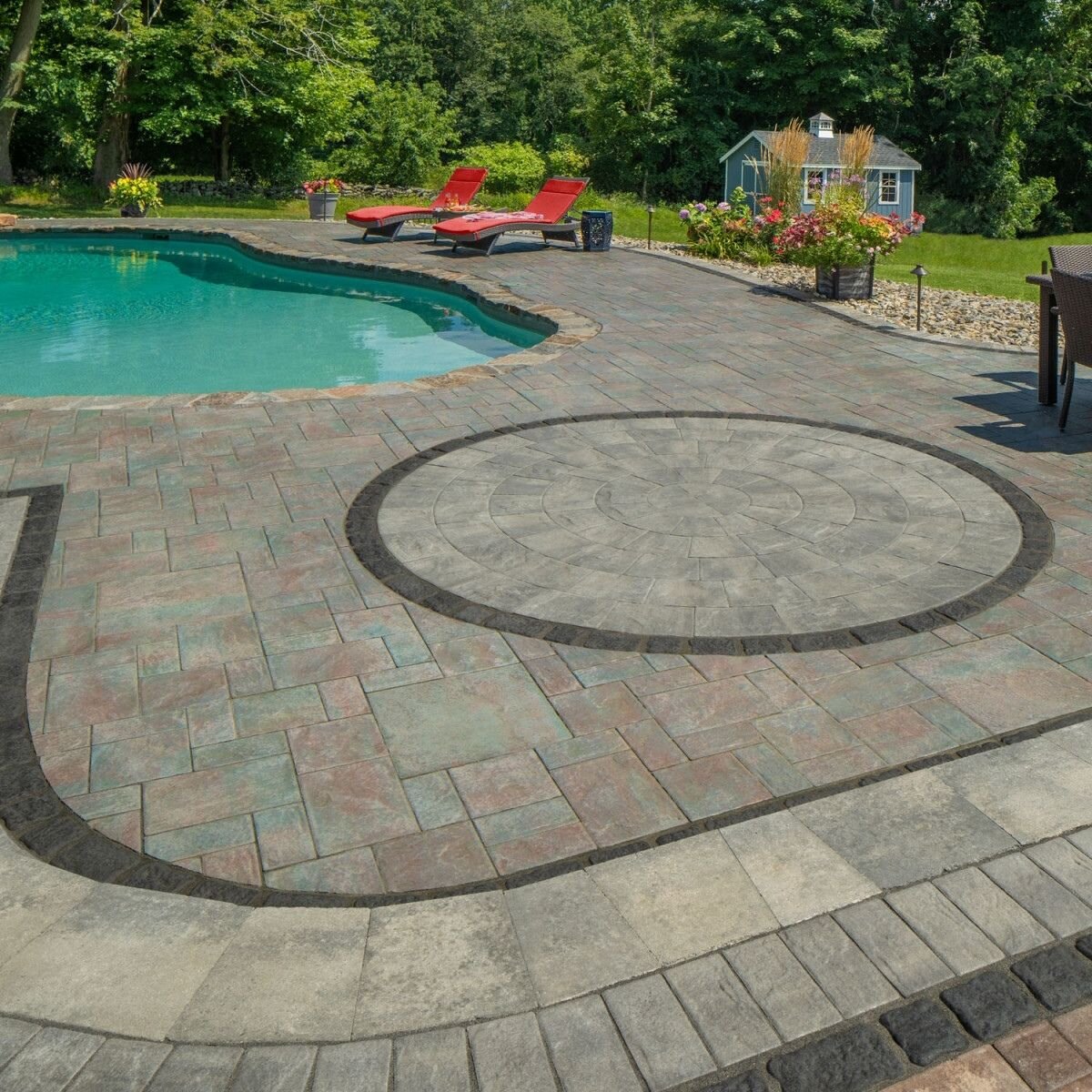 Cambridge Sherwood Ledgestone Paver 3 pc. Design Kit XL Smooth Toffee ...