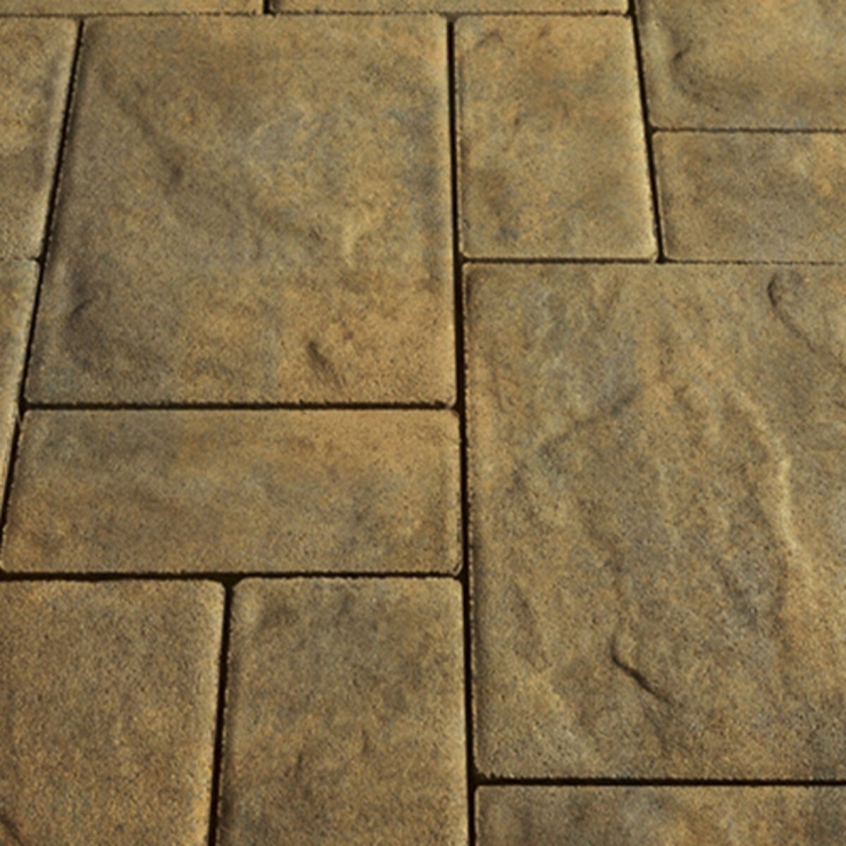 Cambridge Ledgestone Paver Textured 3 pc. Design Kit Toffee/Onyx 2-3/8 ...