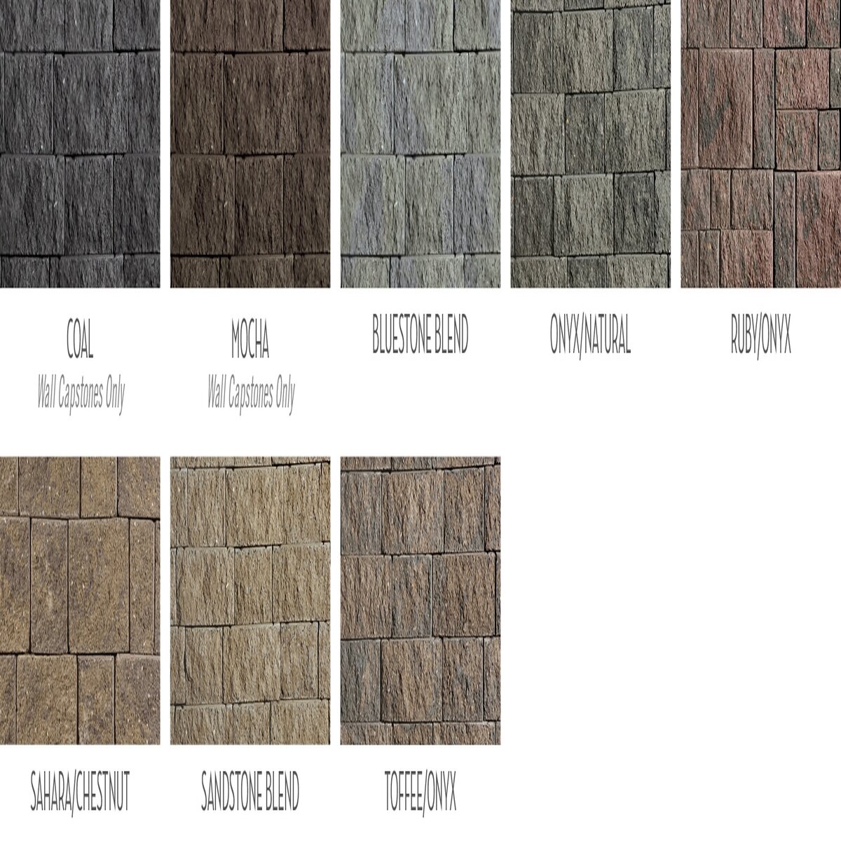 Cambridge Maytrx Wall Double-Sided Split Face Sahara/Chestnut 6 in. 6 ...