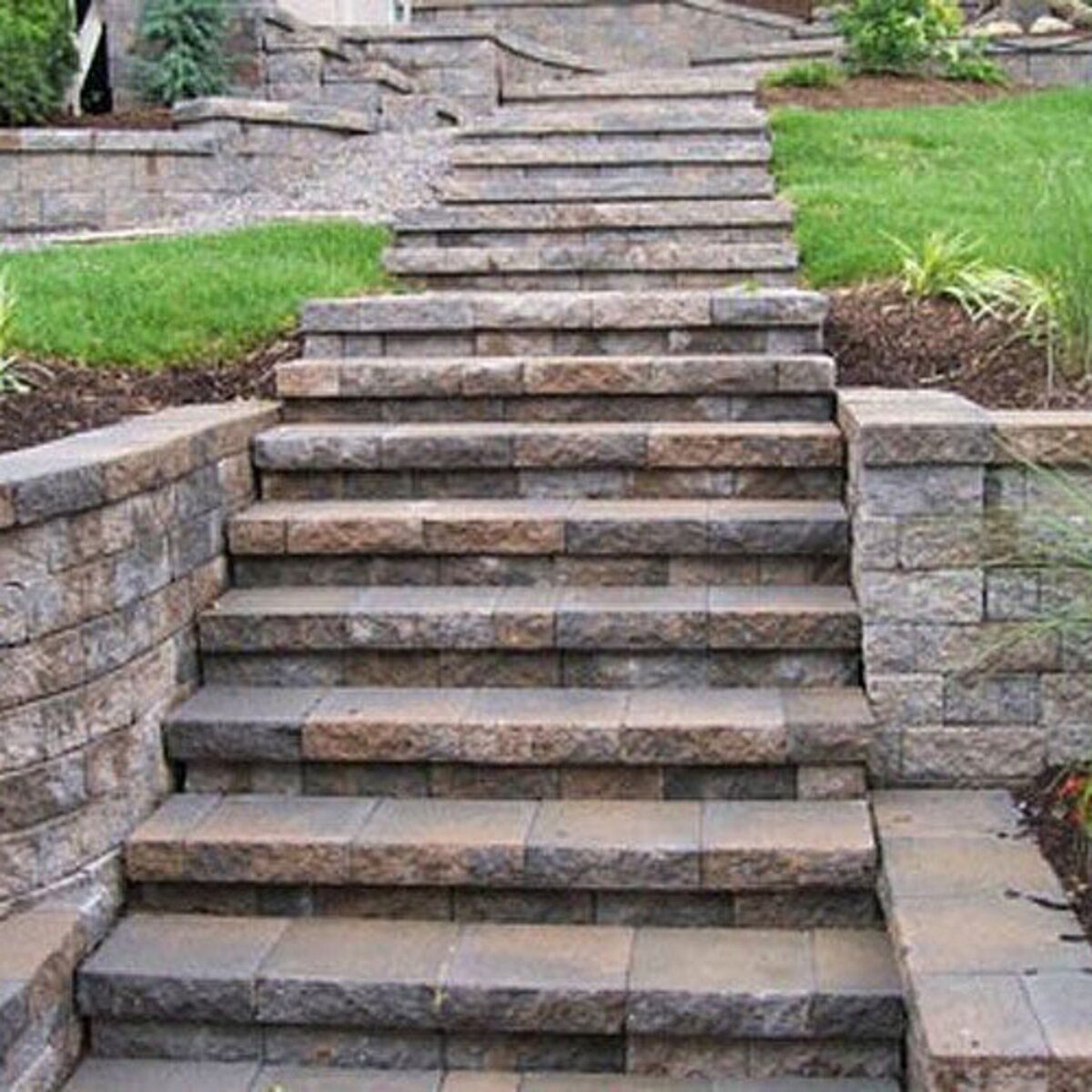 Cambridge Maytrx Plus Wall Double-Sided Split Face Toffee/Onyx 6 in. 6 in. x 10 in. (33.4 sq. ft ...