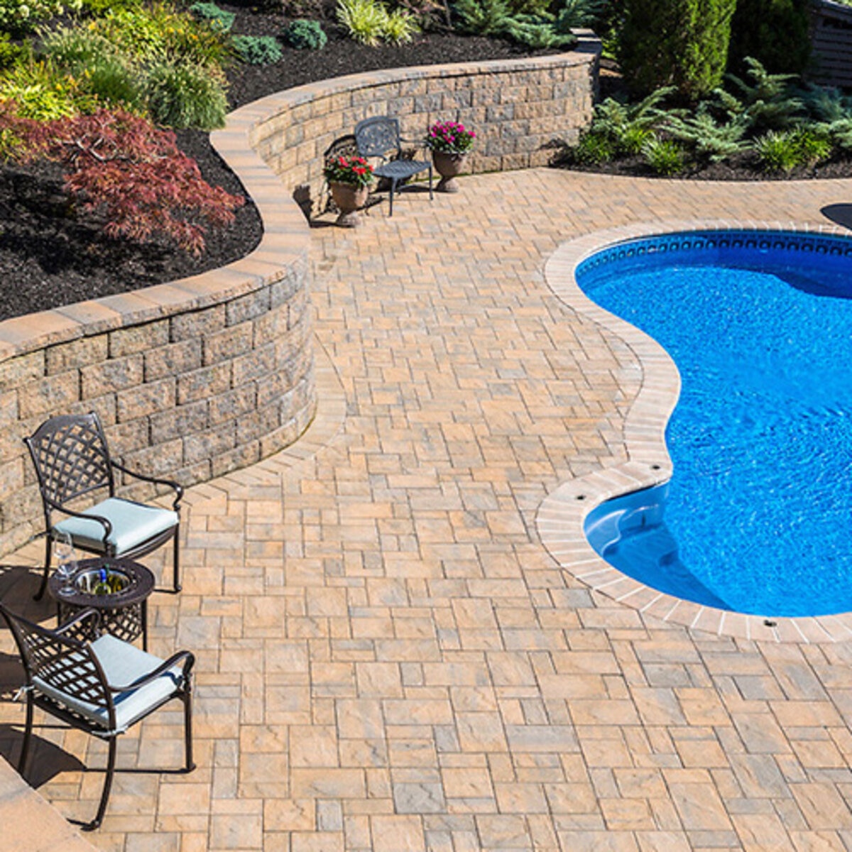 Cambridge Sigma Plus Wall Corner Split Face Sahara/Chestnut Lite 6 in ...