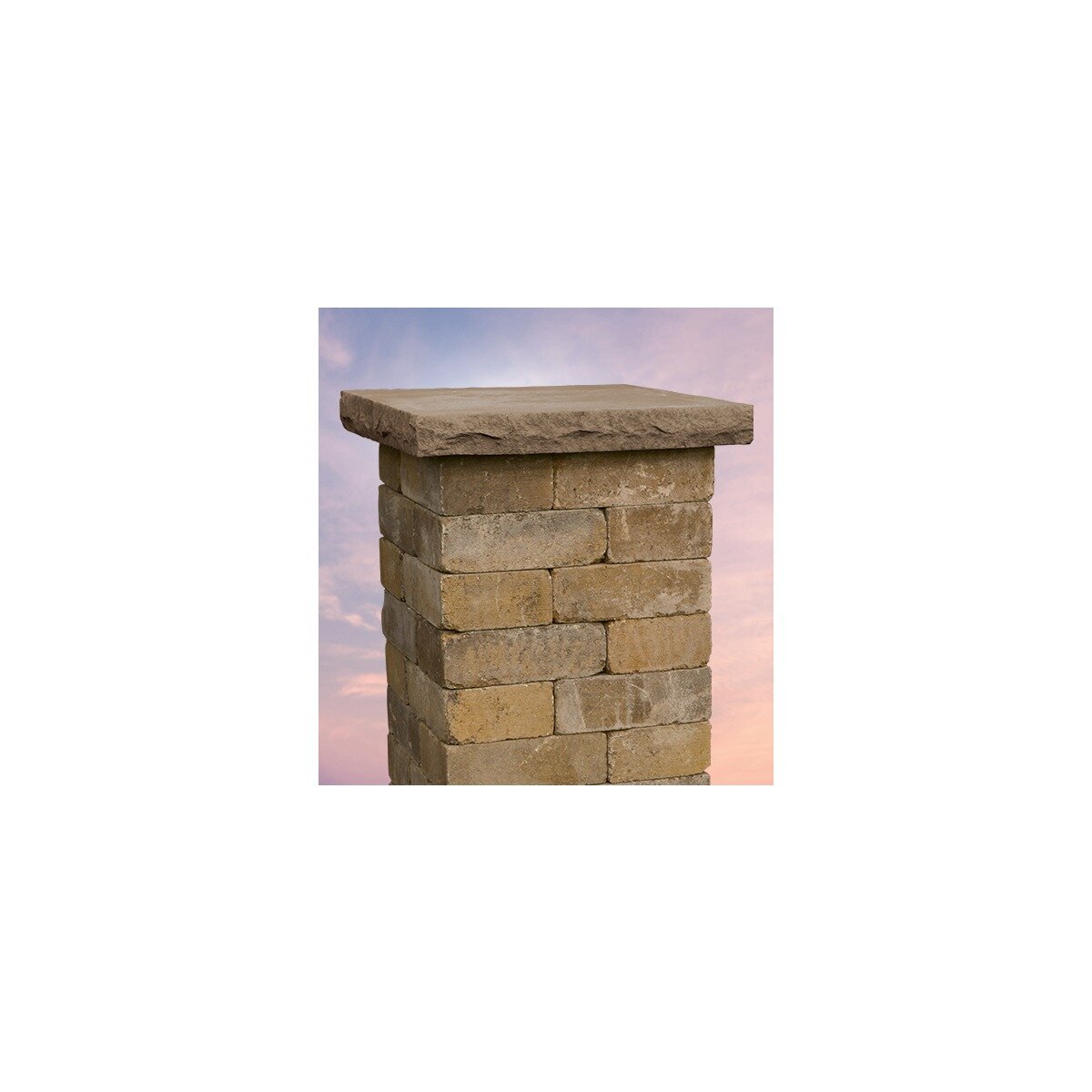Cambridge Cast Stone Flat Column Cap Bluestone 24 in. x 24 in. x 3 in ...