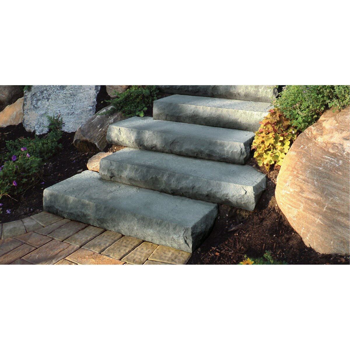 Cambridge Cast Stone Stepping Stone 6 pc. Boulder Blend (36 pc./pallet ...