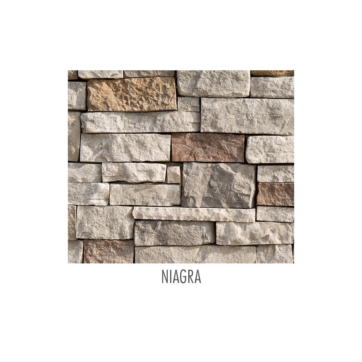 Cambridge Cast Stone Canyon Ledge Flats Niagra (10 sq. ft./box ...