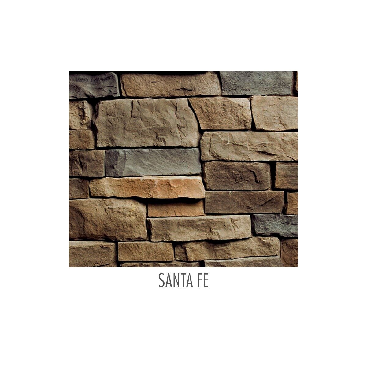 Cambridge Cast Stone Canyon Ledge Stone Veneer Flats Santa Fe (120 sq ...