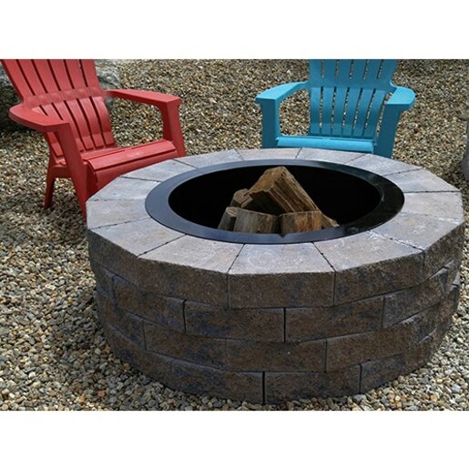 Cambridge Ring Kit Cast Stone Chestnut for Wood Burning Fire Pit | SiteOne