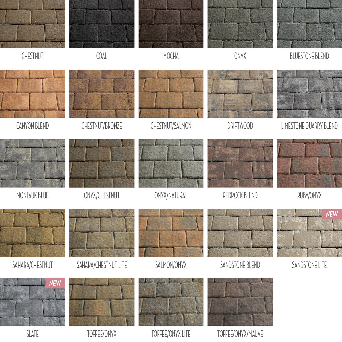 Cambridge RoundTable Paver Ruby/Onyx 6 in. x 9 in. 2-3/8 in. (113 sq ...