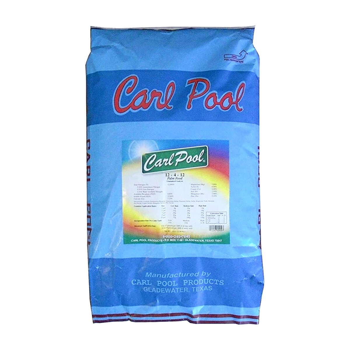 Vital Earth Carl Pool Palm Food Fertilizer 12-4-12 50 lb. Bag | SiteOne