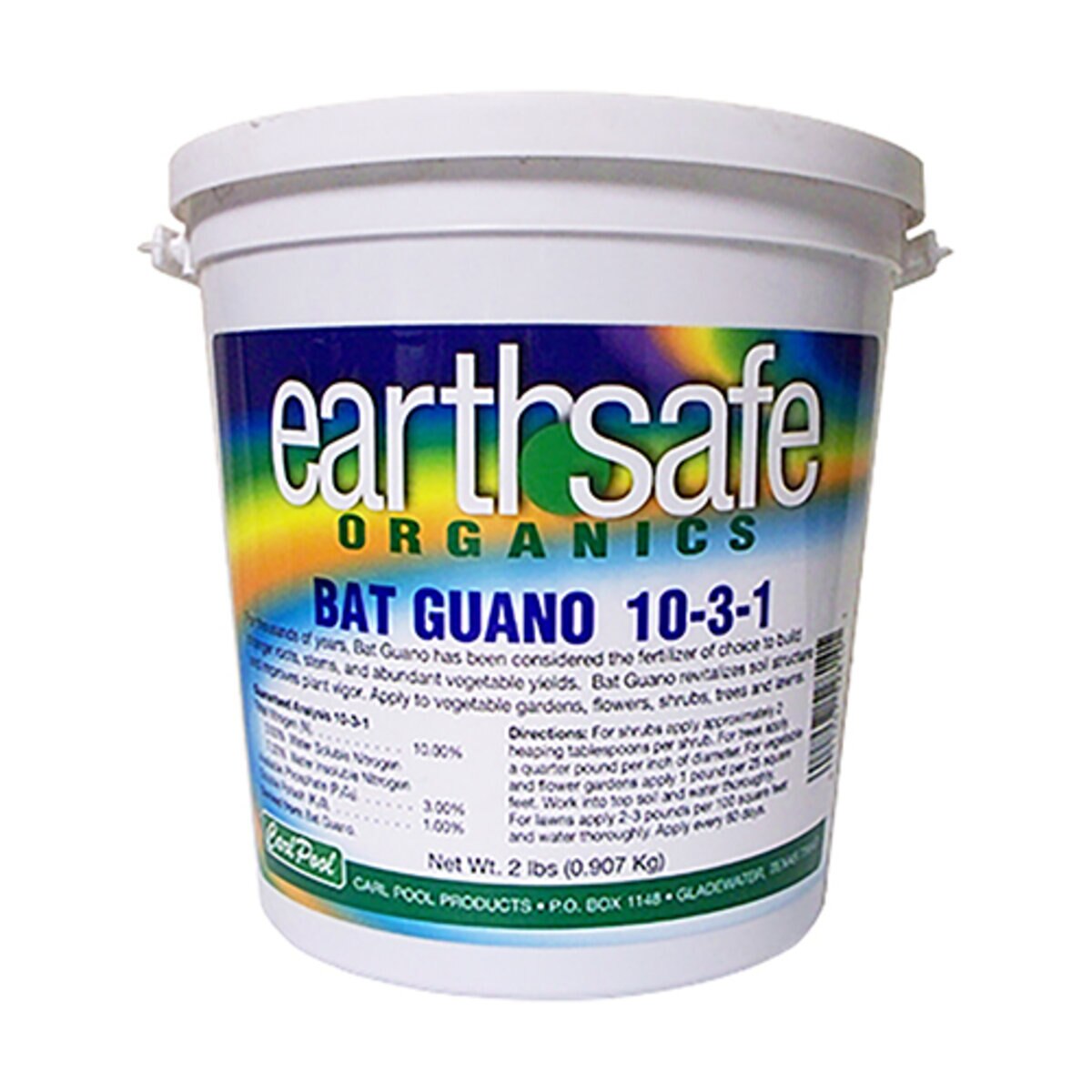 Vital Earth Carl Pool Earthsafe Organics Bat Guano 10-3-1 1.25 lb ...