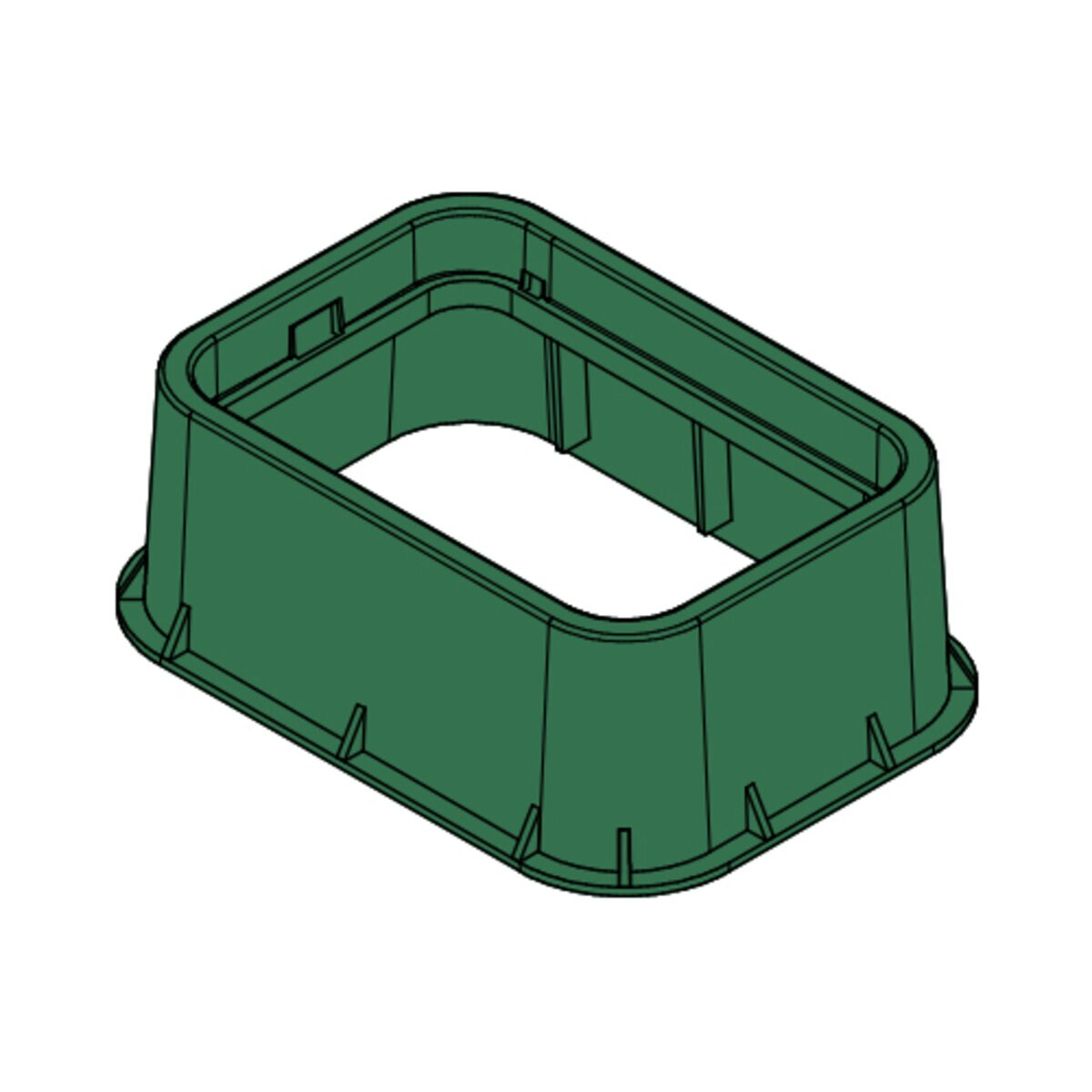 Carson Spec Valve Box Extension Rectangle 14 in. x 19 in. x 6 in.H ...