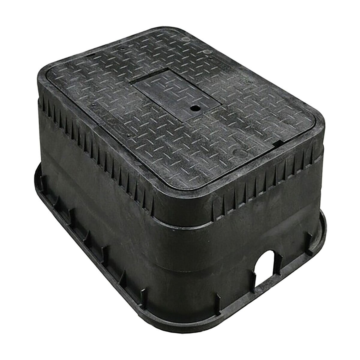 Oldcastle Carson Jumno Box Black w/ Bolt Reclaimed Water Do Not Drink ...