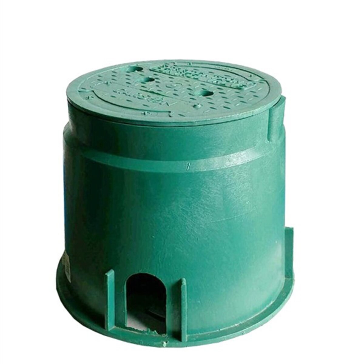 Carson Valve Box Green 10 in. Round & T-Cover Electric Hex Bolt No ...