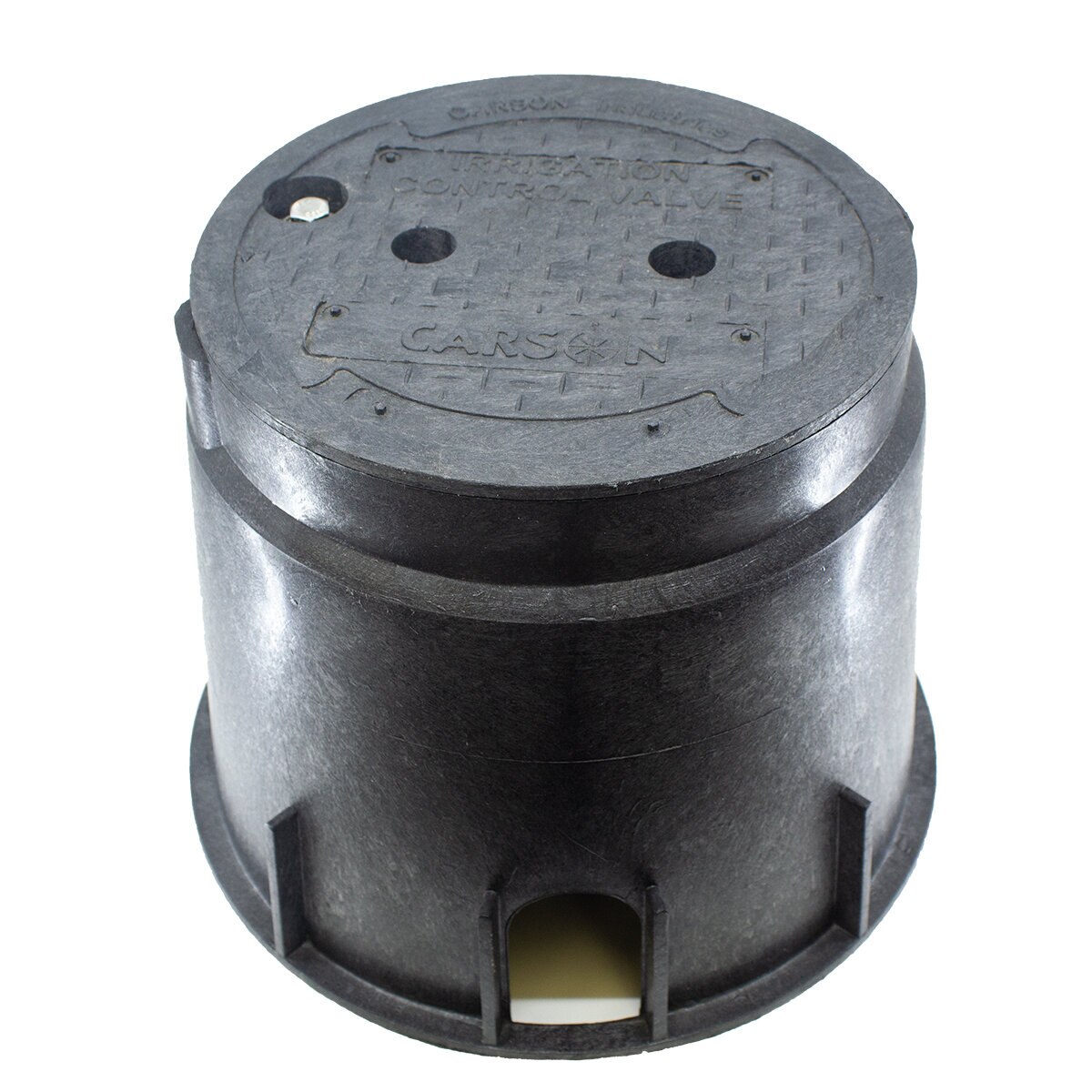 Carson Spec Valve Box Round 10 in. Black Box/Black Lid Overlapping ICV ...