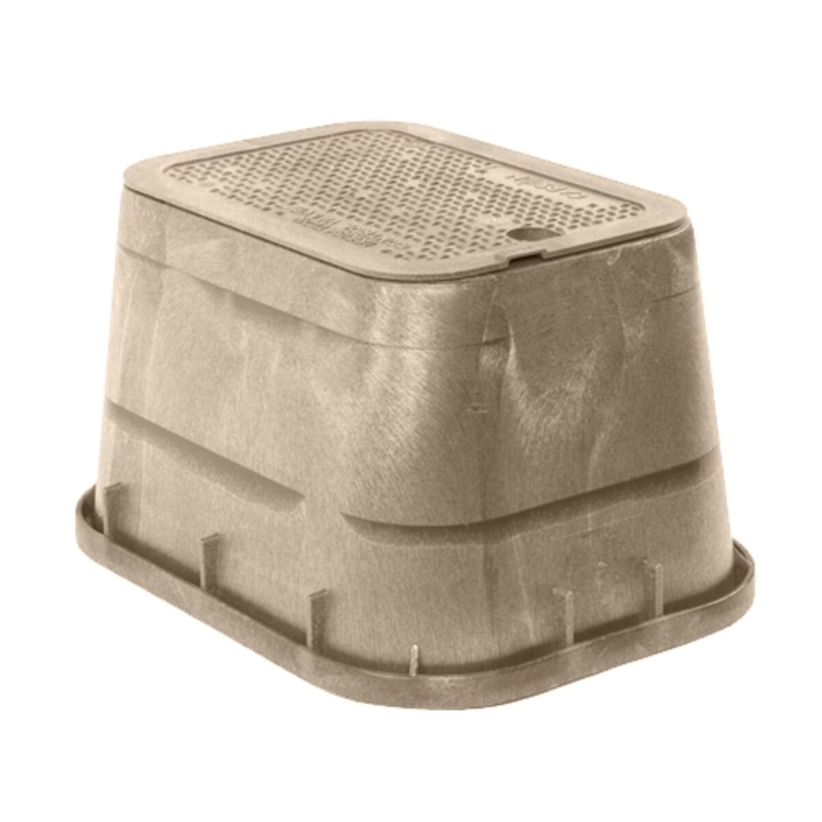 Carson Spec Valve Box Rectangle 14 in. x 19 in. x 12 in.H Tan Box/Tan ...