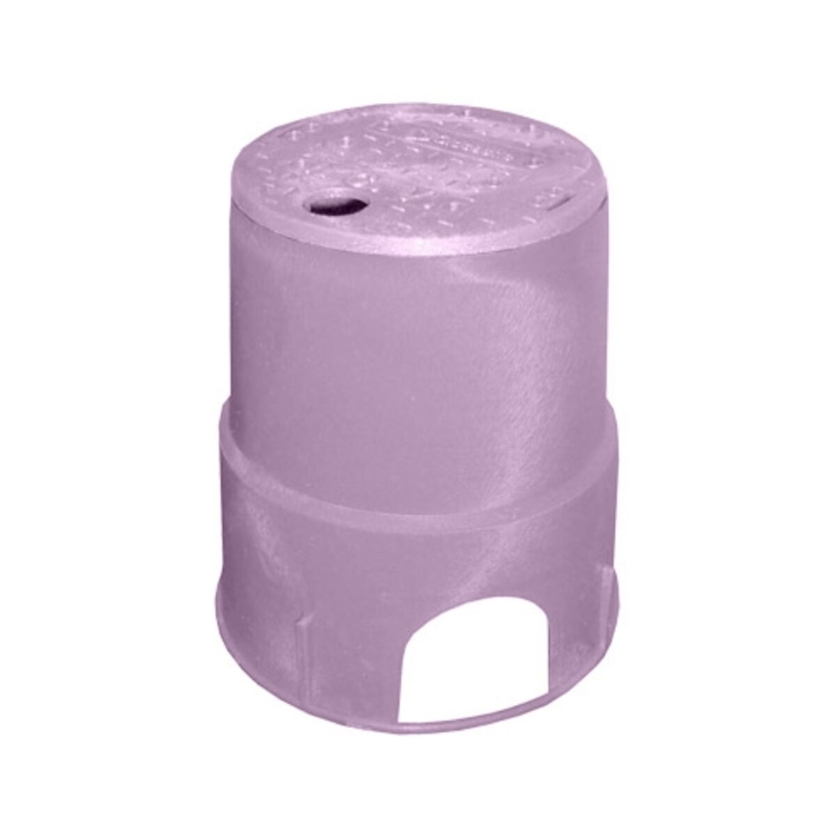 Carson TrussT Valve Box Round 6 in. Purple Box/Purple Lid Twist-on RCW ...