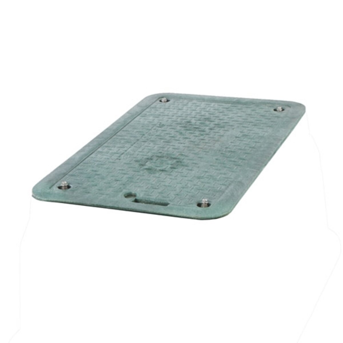 Carson Valve Box Lid Rectangle 17 in. x 30 in. Overlapping Green HDPE ...