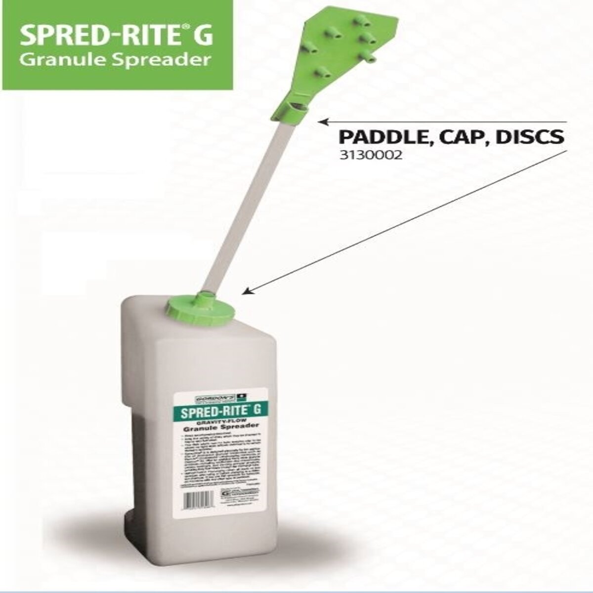 Casoron Spred-Rite G Paddle, Cap, and Discs For Casoron Spred-Rite G ...