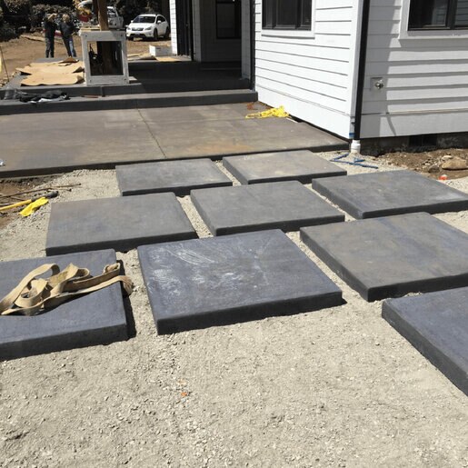 Castohn 42 Super Paver Charcoal 42 in. x 42 in. x 4 in. (6 pc./pallet ...