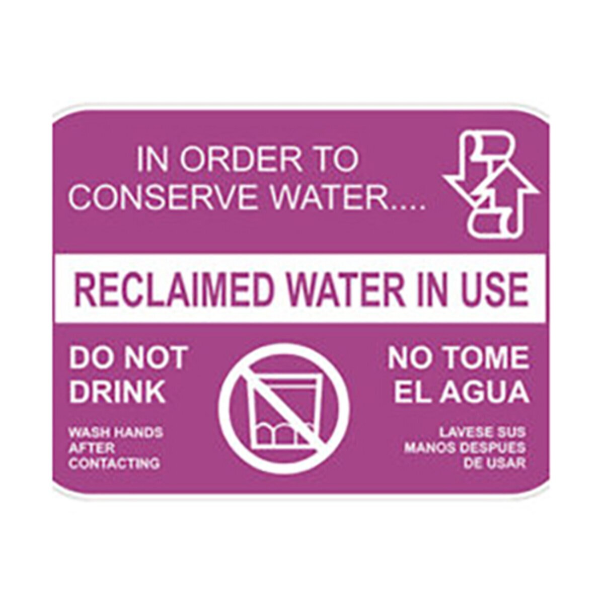 4 X 8 Reclaim Sign | SiteOne US
