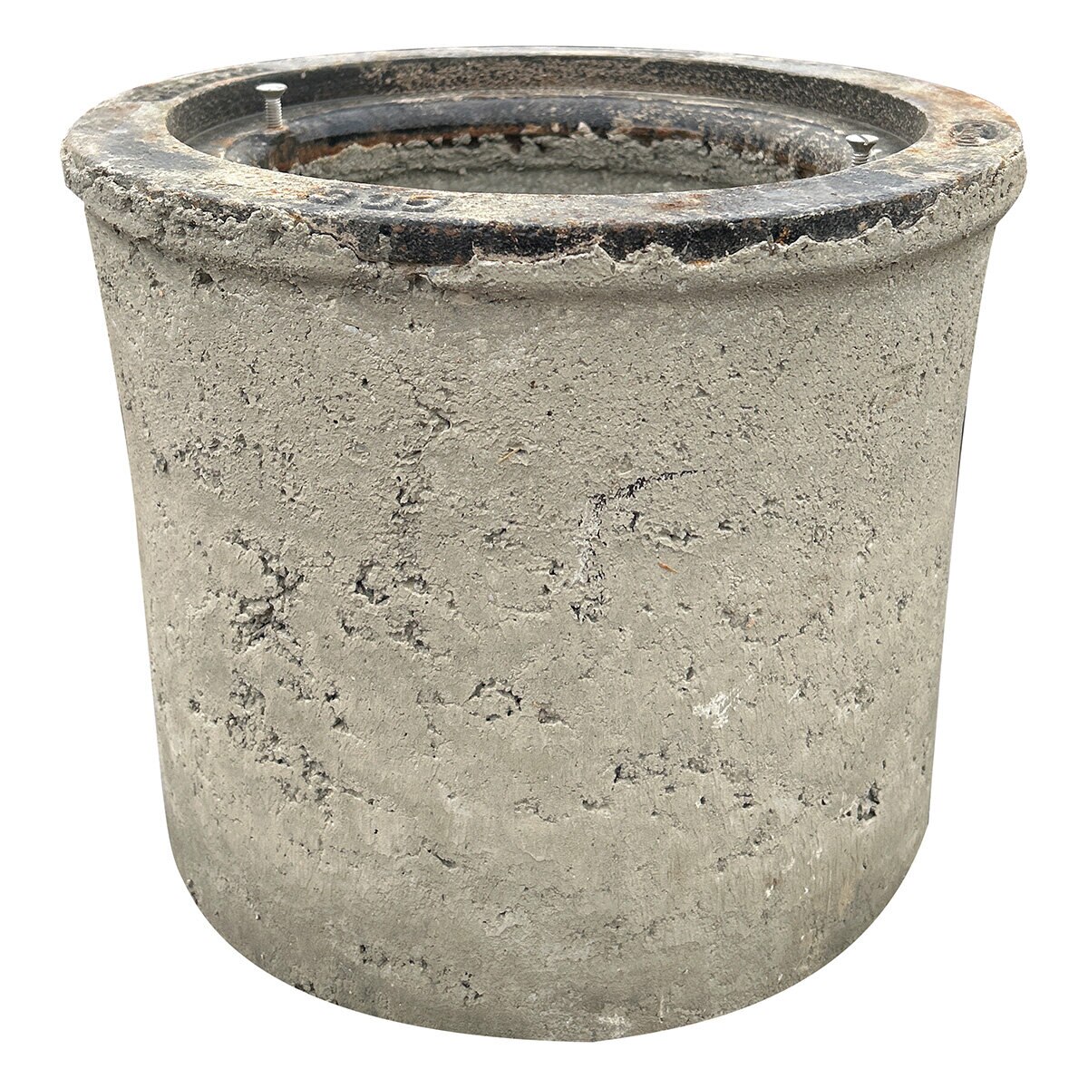 Christy Traffic Valve Box G05 Concrete Round 10-3/8 in. x 12 in. H w/ 2 ...