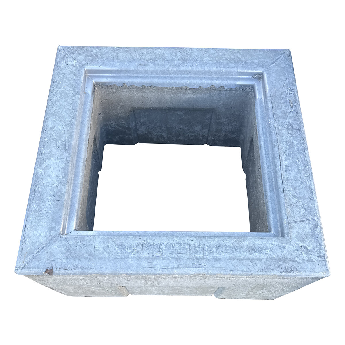 Christy Traffic Valve Box G05 Concrete Round 10-3/8 in. x 12 in. H w/ 2 ...