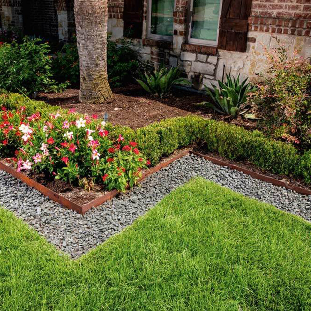 Colmet Steel Landscape Edging Brown 14 Gauge 1/16 in. x 6 in. x 10 ft ...