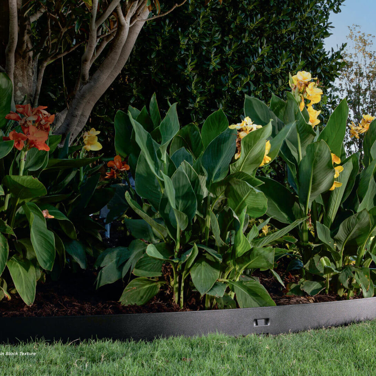 Colmet Steel Landscape Edging Black 4 Gauge 1/4 in. x 4 in .x 10 ft ...