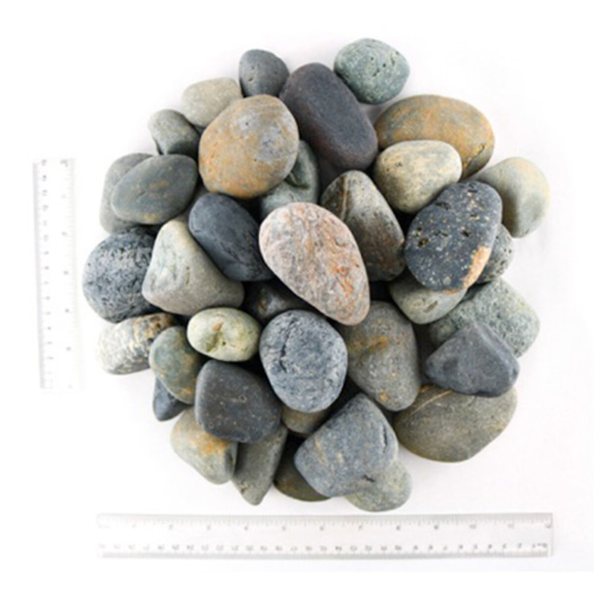 Palletized Mexican Beach Pebbles Black 1 - 2 in | SiteOne US