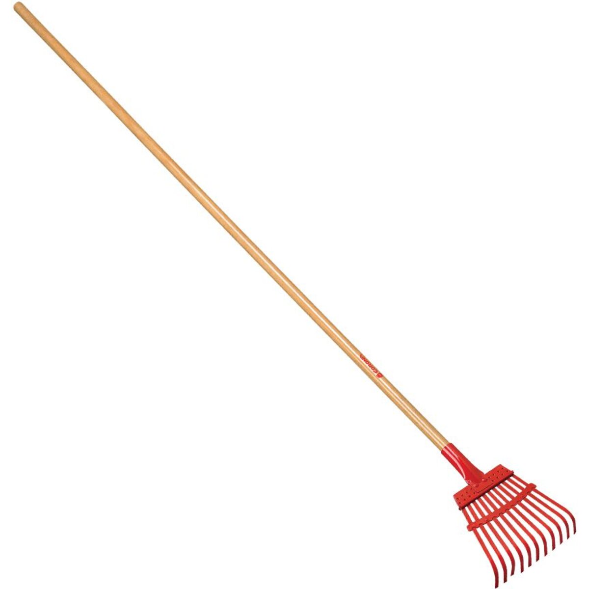 Corona Fixed Tine Leaf Rake Long Wood Replacement Handle | SiteOne
