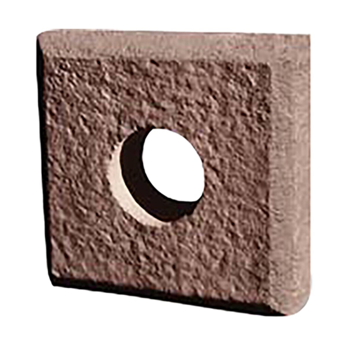 Coronado Stone Door Bell/ Hose Bib Brownstone 4 in. x 4 in. x 1-3/4 in ...