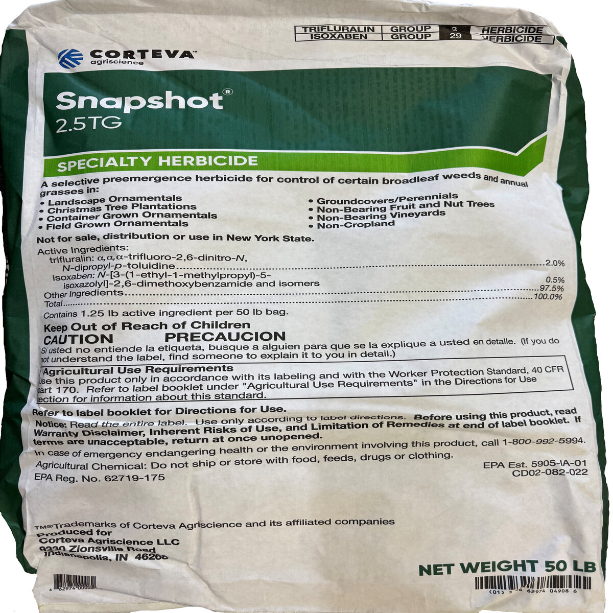 Snapshot 2.5TG Pre Emergent Granular Herbicide & Vegetation Killer