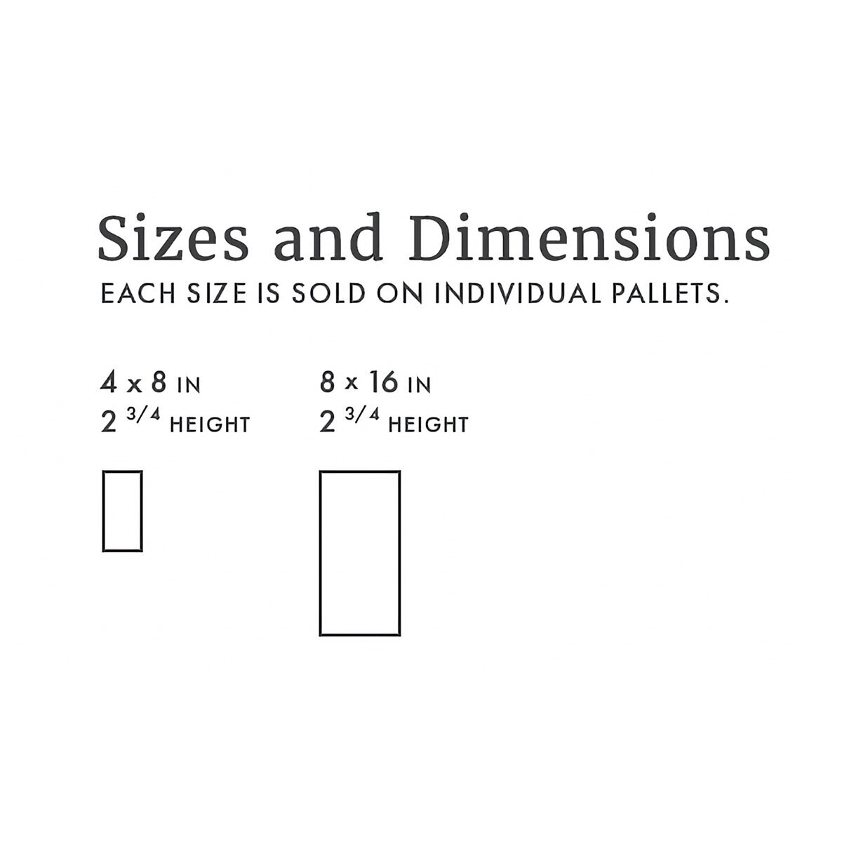 County Materials Elements Paver Vision 4 in. x 8 in. (101.28 sq. ft ...