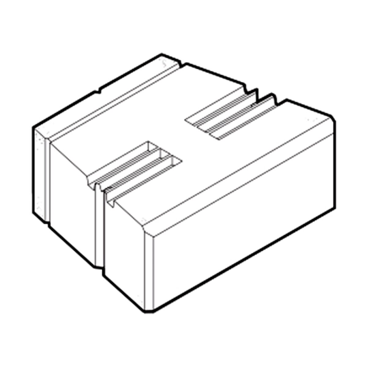 County Materials Tribute Smooth Wall Enlighten 10-1/8 in. x 6 in. x 16 ...