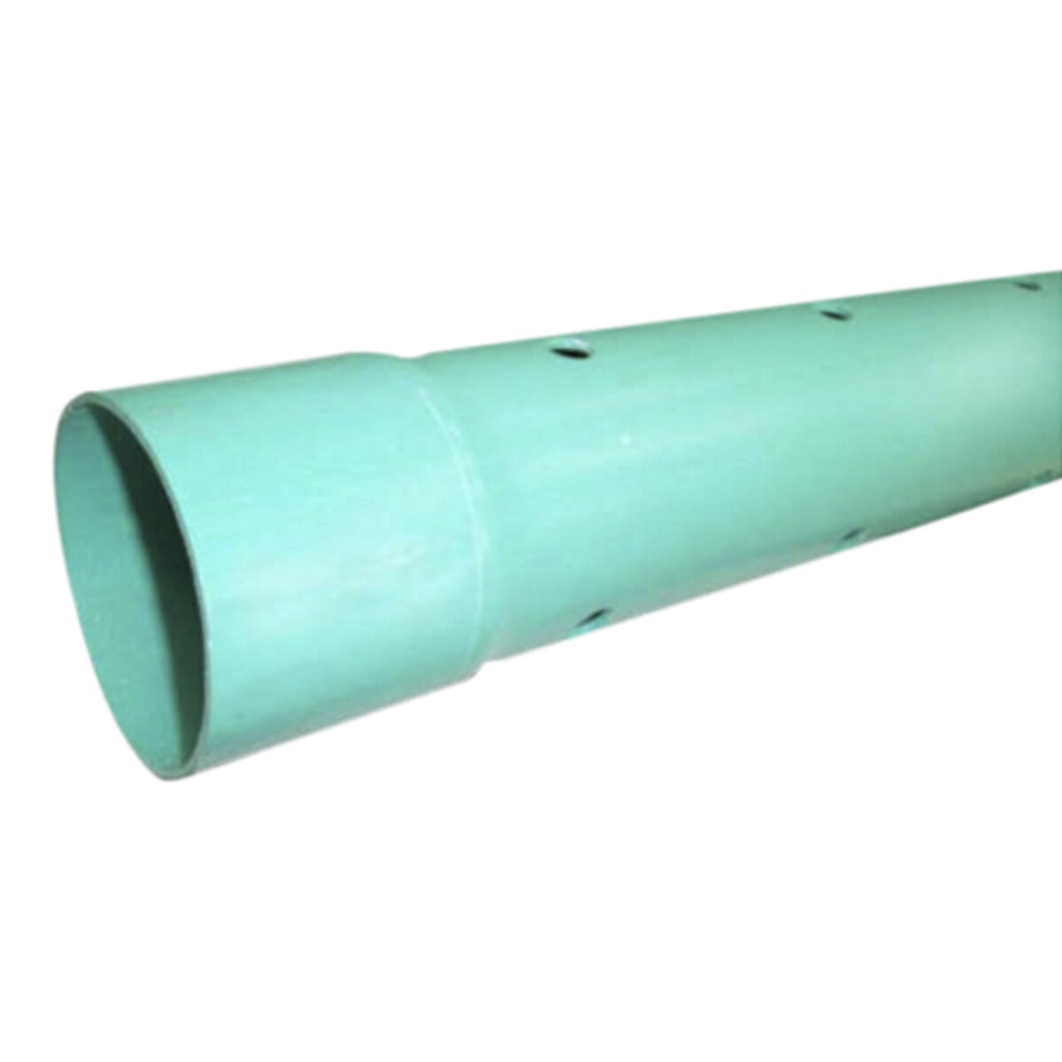 Cresline PVC Perforated Sewer and Drain Pipe 6 in. x 10 ft. SDR-35 Bell ...