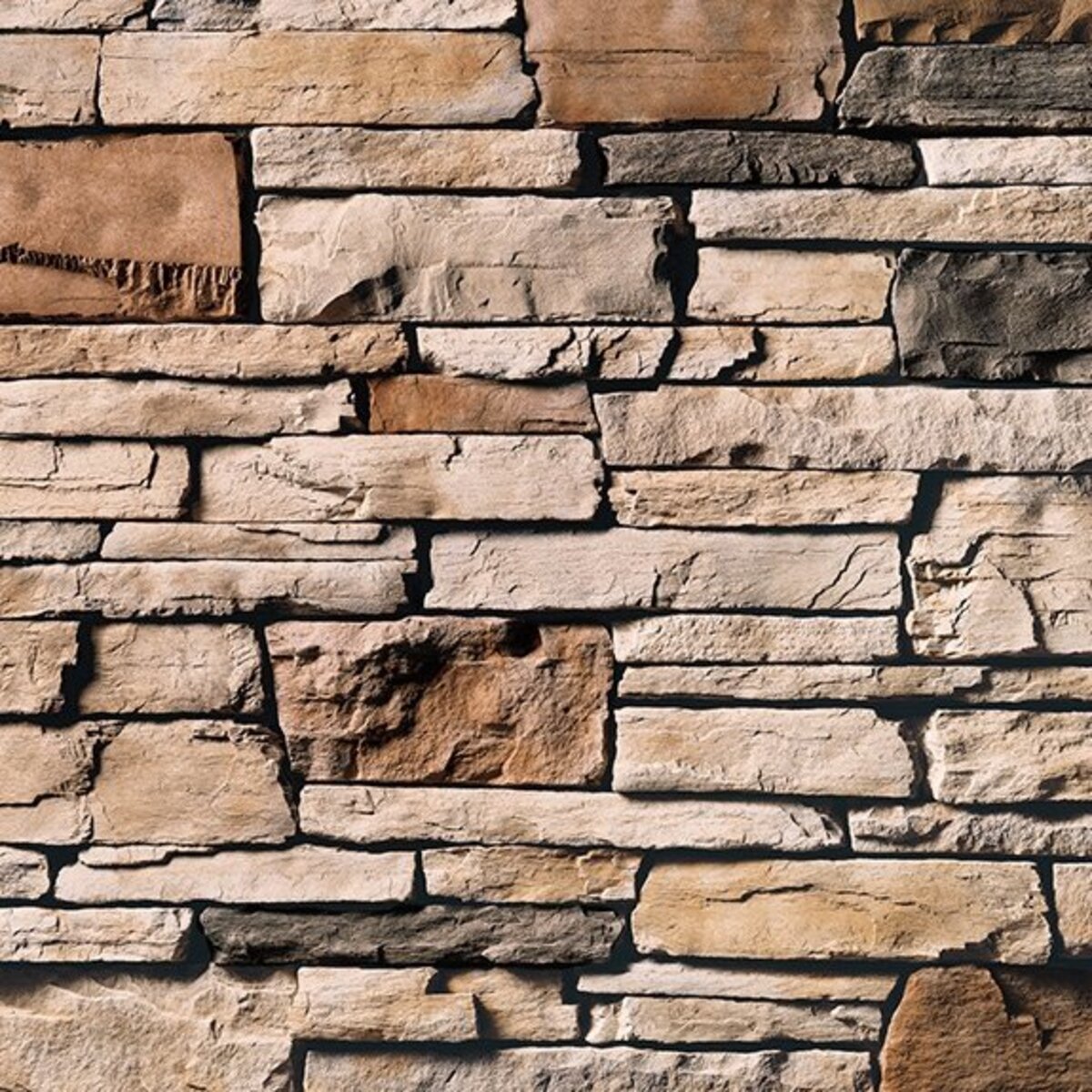 Cultured Stone Country Ledgestone Flats Aspen Big Box (124 sq. ft./box ...