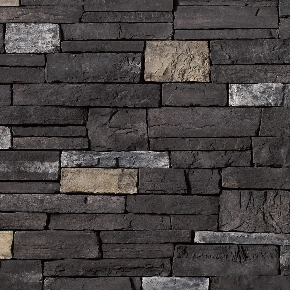 Cultured Stone Country Ledgestone Corners Black Rundle Handi Pak (8 ln ...