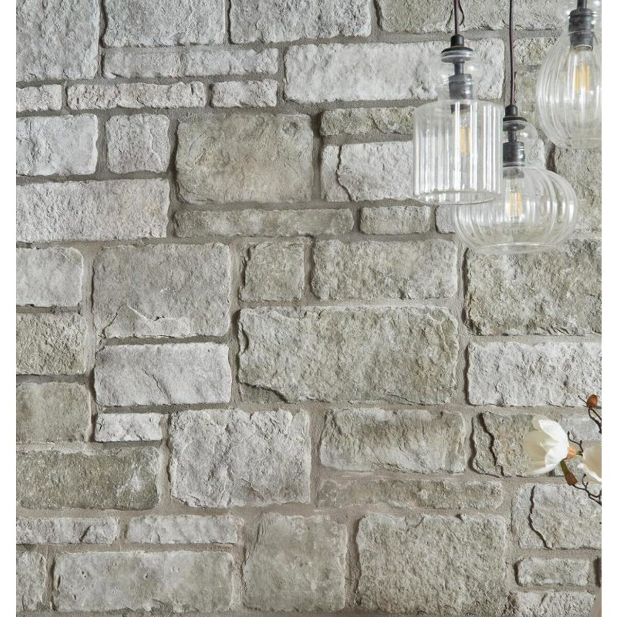 Cultured Stone Sculpted Ashlar Silver Shore 5-1/2 in. x 20-1/2 in. Big ...