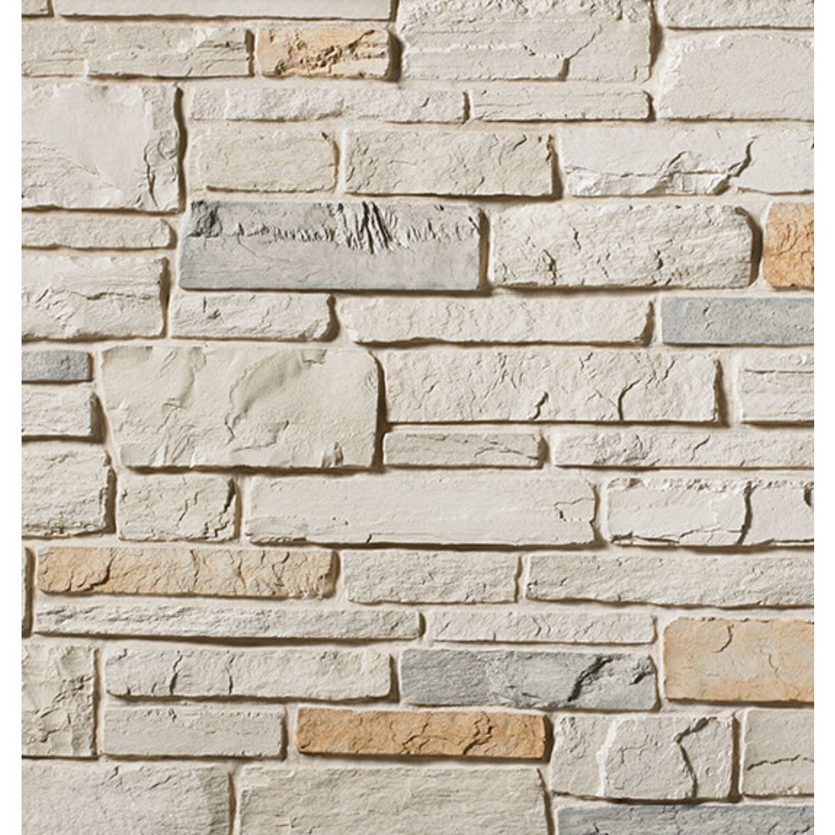 Cultured Stone Country Ledgestone Handipak Flats White Oak (12.25 sq ...
