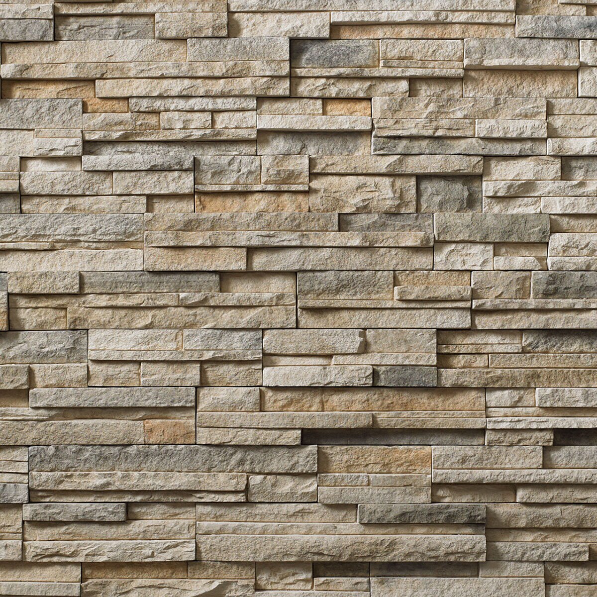 Cultured Stone Pro-Fit Alpine Ledgestone Flats Summit Peak Handipak (10 ...