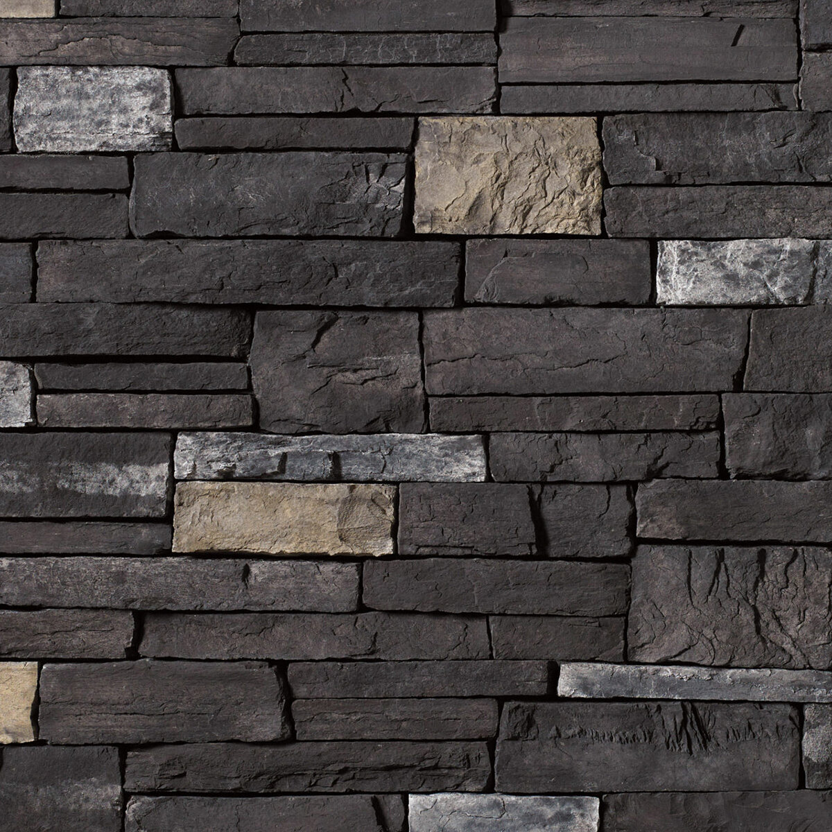 Cultured Stone Country Ledgestone Big Box Flats Black Rundle (124 sq ...