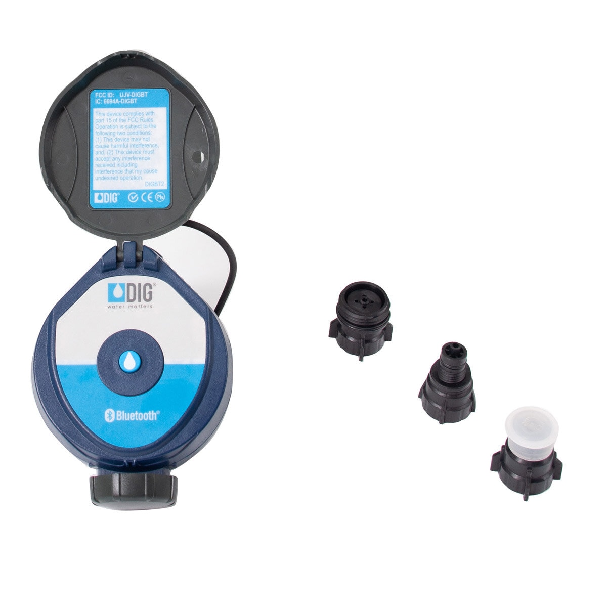 Dig Battery Powered Bluetooth Controller with 3 Valve Adapters for ...