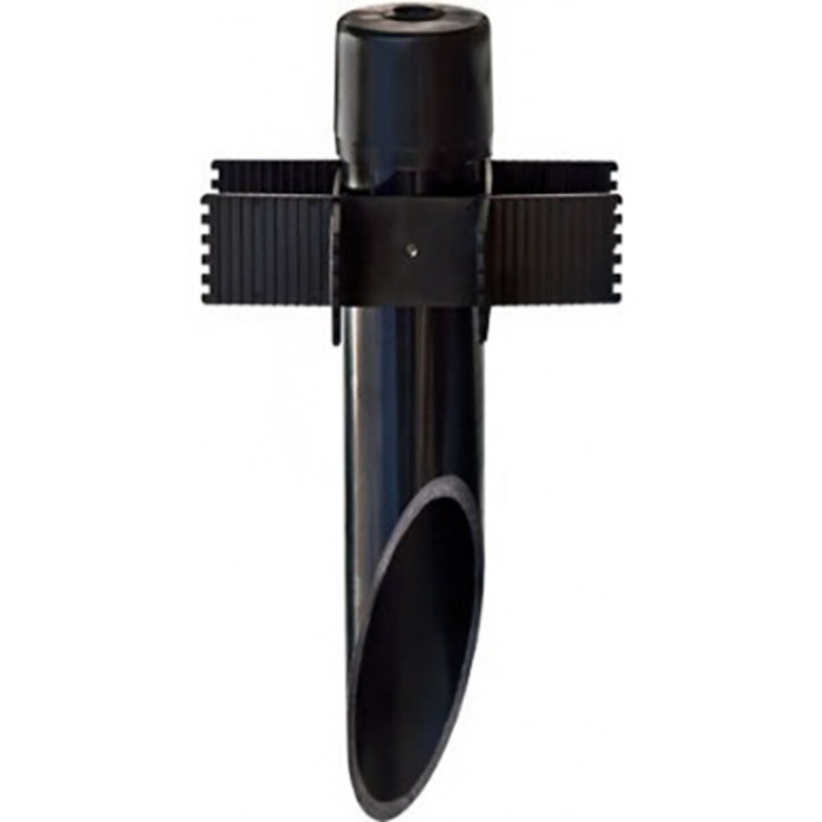 Dabmar Ground Post Spike PVC Black 2.5 in. x 12 in. – Durable Outdoor ...
