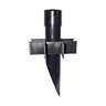 Dabmar Ground Post Spike PVC Black 2.5 in. x 12 in. – Durable Outdoor ...