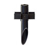 Dabmar Ground Post Spike PVC Black 2.5 in. x 12 in. – Durable Outdoor ...