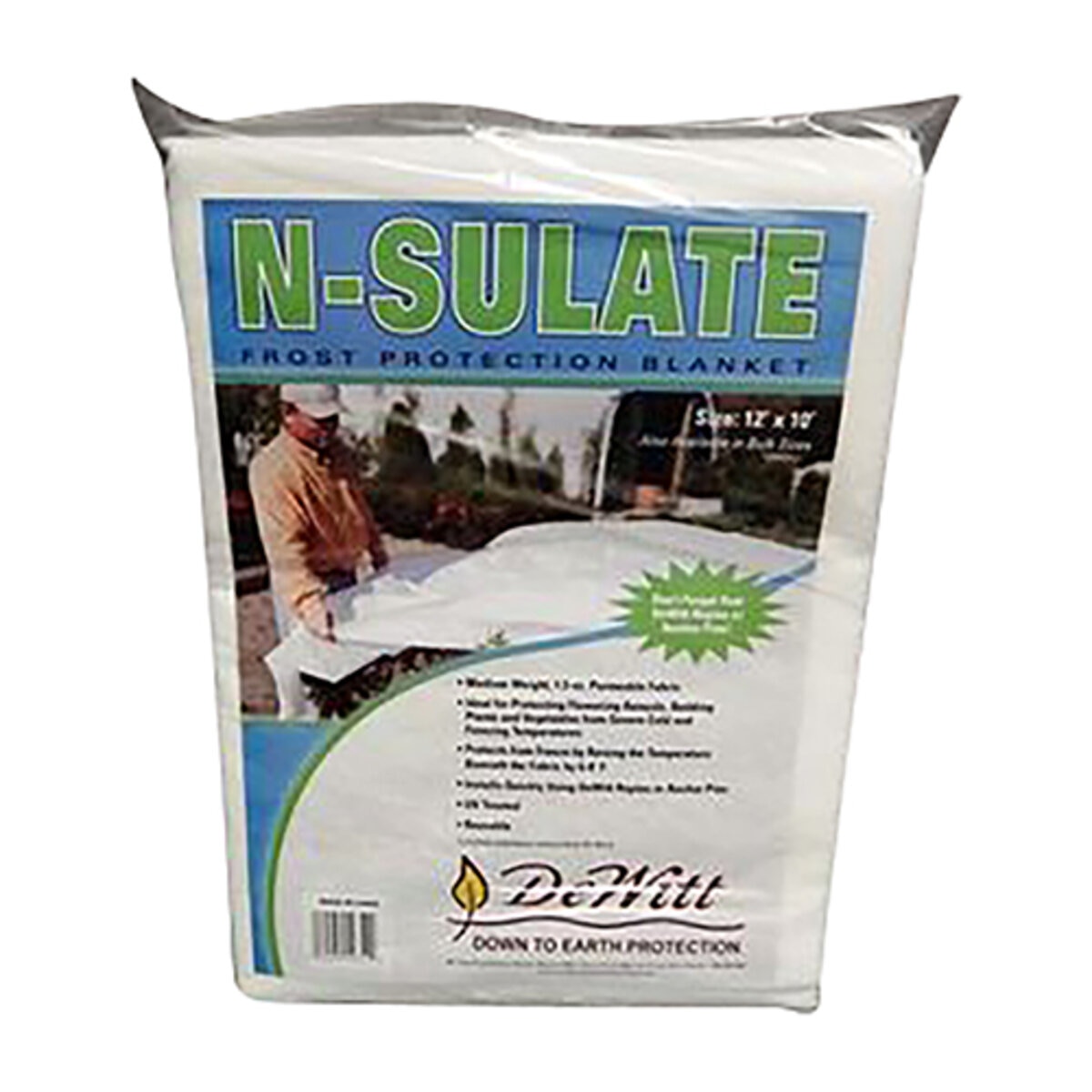 DeWitt N-Sulate Strikes White Polypropylene 1.5 oz. 12 ft. x 10 ft ...