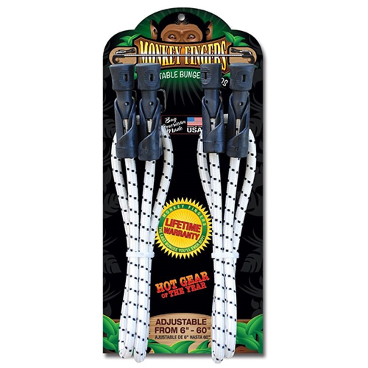 Dura Adjustable Monkey Fingers White 39 in. (Adjustable from 6 in. - 60 ...
